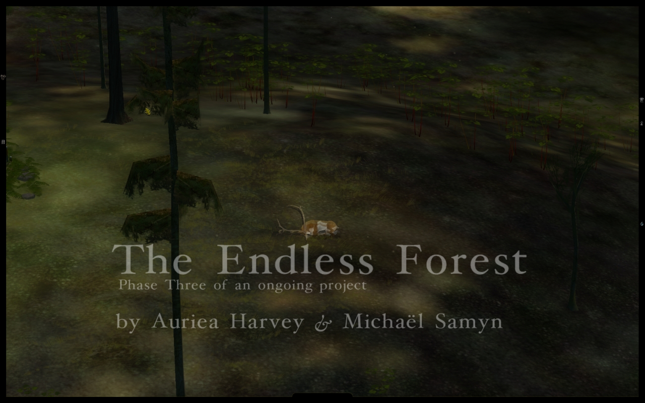 The Endless Forest - Games in Research